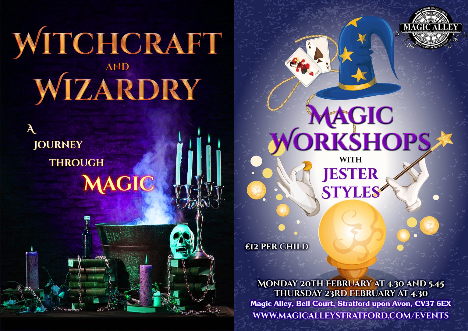 Current Daytime Events and Magic Workshops – Magic Alley Stratford upon ...